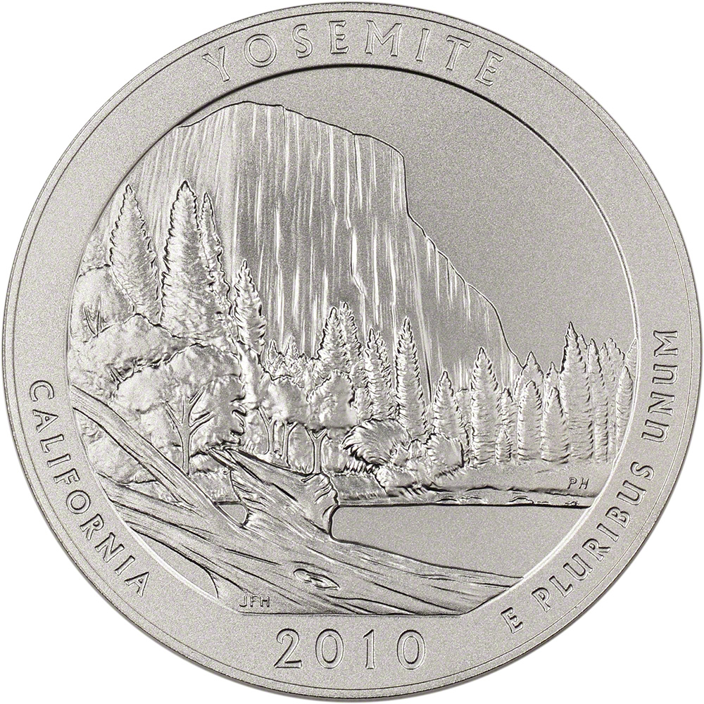 2010-P US America the Beautiful 5 oz. Silver Uncirculated Coin ...